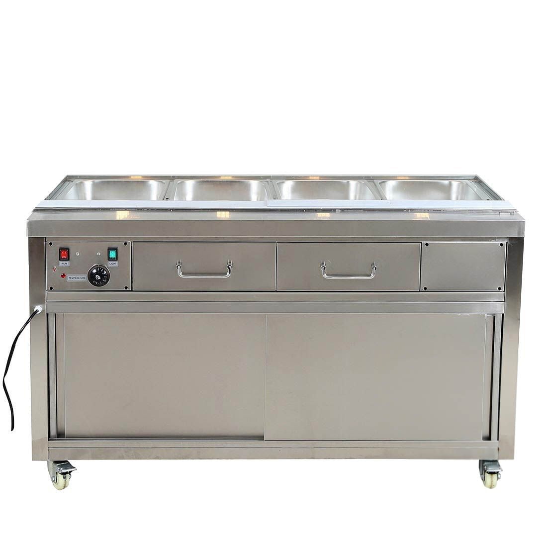Heated-Bain-Marie-Food-Display-without-Glass-Top---PG150FE-B